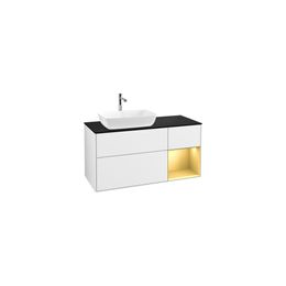 Villeroy & Boch V&B Waschtischunterschrank Wandbeleuchtung Finion 120cm, Pl b m, Rg gol m Lac, glo wh. Lac ; Villeroy & Boch (G812HFGF)