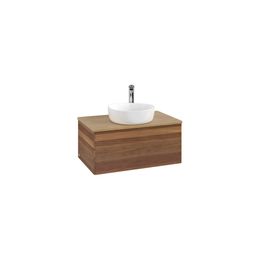 Villeroy & Boch V&B Waschtischunterschrank ohne Frontstruktur Antao 80x36x50cm, HL, WBP hon. Oa, w. wal ; Villeroy & Boch (K30051HM)