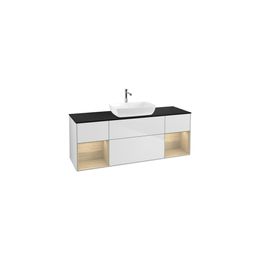 Villeroy & Boch V&B Waschtischunterschrank Finion 160cm, Pl bla m, Reg Oa ven, wh. m Lac ; Villeroy & Boch (F862PCMT)
