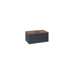 Villeroy & Boch V&B Waschtischunterschrank ohne Frontstruktur Antao 80x36x50cm, WBP w. wal, md bl. m Lac ; Villeroy & Boch (K19012HG)