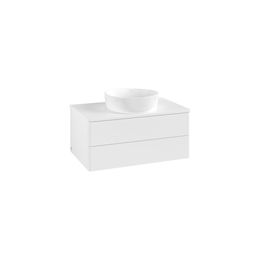 Villeroy & Boch V&B Waschtischunterschrank ohne Frontstruktur -Beleuchtung Antao 80x36x50cm, WBP-farbe Lac, wh. m lacquer ; Villeroy & Boch (L19010MT)