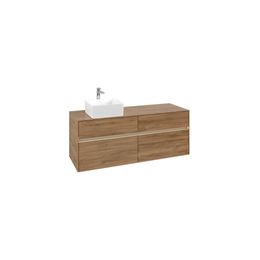 Villeroy & Boch V&B Waschtischunterschrank Collaro 140x54,8x50cm, WT l, LED 10W, Kan Oa ; Villeroy & Boch (C046B0RH)