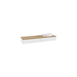 Villeroy & Boch V&B Waschtischunterschrank ohne Frontstruktur Antao 160x50cm, WBP-farbe hon. Oa, wh. m Lac ; Villeroy & Boch (K16011MT)