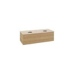 Villeroy & Boch V&B Waschtischunterschrank mit Frontstruktur, mit Beleuchtung Antao 120x36x50cm, WBP-farbe botti., honey oak ; Villeroy & Boch (L35113HN)