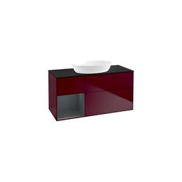 Villeroy & Boch V&B Waschtischunterschrank Finion 120cm, Pl bla m, Reg md m Lac, Peo m ; Villeroy & Boch (FA62HGHB)