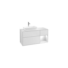Villeroy & Boch V&B Waschtischunterschrank Finion 120cm, Pl w m, Rg glo wh. Lac, wh. m Lac ; Villeroy & Boch (F811GFMT)
