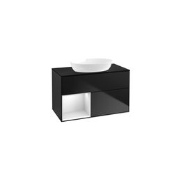 Villeroy & Boch V&B Waschtischunterschrank Finion 100, Pl bla m, Reg wh. m Lac, bla m Lac ; Villeroy & Boch (FA12MTPD)