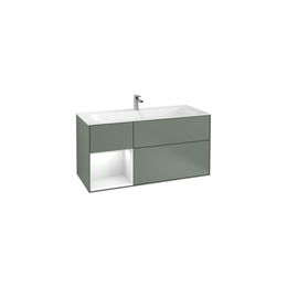 Villeroy & Boch V&B Waschtischunterschrank Wandbeleuchtung Finion 119,6x59,1cm, Rg l g wh. Lac, Oli. m Lac ; Villeroy & Boch (G060GFGM)
