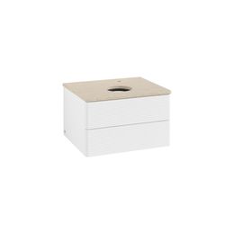 Villeroy & Boch V&B Waschtischunterschrank mit Frontstruktur -Beleuchtung Antao 60x36x50cm, HL, WBP botti., wh. m Lac ; Villeroy & Boch (L18153MT)