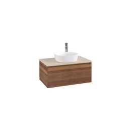 Villeroy & Boch V&B Waschtischunterschrank ohne Frontstruktur -Beleuchtung Antao 80x36x50cm, HL, WBP-farbe botti., w. wal ; Villeroy & Boch (L30053HM)