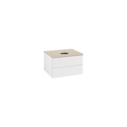 Villeroy & Boch V&B Waschtischunterschrank mit Frontstruktur Antao 60x36x50cm, HL, WBP botti., wh. m Lac ; Villeroy & Boch (K18153MT)