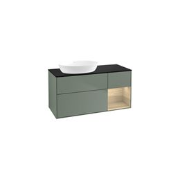Villeroy & Boch V&B Waschtischunterschrank Wandbeleuchtung Finion 120cm, Pl bla m, Reg Oa ven, Oli. m Lac ; Villeroy & Boch (GA52PCGM)