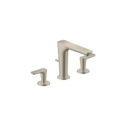 Hansgrohe 3-Loch-Waschtischarmatur Axor Citterio C cubic cut, b ni, A 135mm, Zugst. Abl. (49061820)