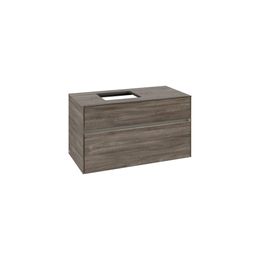 Villeroy & Boch V&B Waschtischunterschrank Collaro 100x54,8x50cm, WT l, LED 7,3 W, st. Oa ; Villeroy & Boch (C126B0RK)