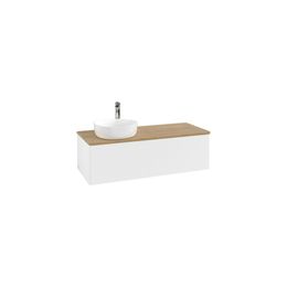 Villeroy & Boch V&B Waschtischunterschrank mit Frontstruktur Antao 120x36x50cm, HL, WBP hon. Oa, wh. m Lac ; Villeroy & Boch (K33151MT)