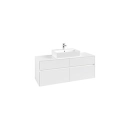 Villeroy & Boch V&B Waschtischunterschrank Collaro 140x54,8x50cm, f WT mi, LED 10W, wh. ma ; Villeroy & Boch (C131B0MS)