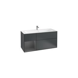 Villeroy & Boch V&B Waschtischunterschrank Wandbeleuchtung Finion 119,6x59,1cm, Rg l A m, md bl. m Lac ; Villeroy & Boch (G060GKHG)