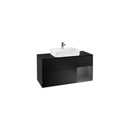 Villeroy & Boch V&B Waschtischunterschrank Finion 120cm, Pl b m, Rg r A m, bla m Lac ; Villeroy & Boch (F422GKPD)