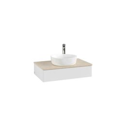 Villeroy & Boch V&B Waschtischunterschrank mit Frontstruktur -Beleuchtung Antao 80x19x50cm, HL, WBP botti., glo wh. Lac ; Villeroy & Boch (L08153GF)