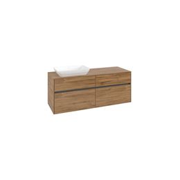 Villeroy & Boch V&B Waschtischunterschrank Collaro 140x54,8x50cm, WT links, kansas oak ; Villeroy & Boch (C11700RH)