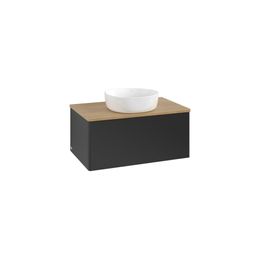 Villeroy & Boch V&B Waschtischunterschrank ohne Frontstruktur -Beleuchtung Antao 80x36x50cm, WBP-farbe hon. Oa, bla m Lac ; Villeroy & Boch (L30011PD)