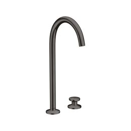 Hansgrohe 2-Loch-Waschtischarmatur Sel. 260 Axor One A 165mm, m Pus-Op-Abl, brush. bla vc (48060340)