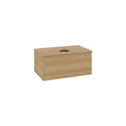 Villeroy & Boch V&B Waschtischunterschrank ohne Frontstruktur -Beleuchtung Antao 80x36x50cm, WBP-farbe hon. Oa, honey oak ; Villeroy & Boch (L30011HN)