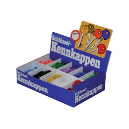 REIHER Schl&uuml;sselkappe halbrund B26xH21mm, flex.KF bunt, Standardfarben (11200)