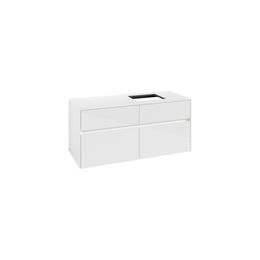 Villeroy & Boch V&B Waschtischunterschrank Collaro 120x54,8x50cm, WT r, LED 8,8 W, glo wh. ; Villeroy & Boch (C130B0DH)