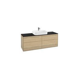 Villeroy & Boch V&B Waschtischunterschrank Finion 160x60,3cm, Abd.-Pl. bla m, Oak Veneer ; Villeroy & Boch (F44200PC)