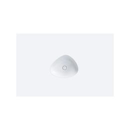 Duravit Aufsatzwaschbecken Cape Cod 50x40,5cm, o. HL, &Uuml;L, Hahnlochbank, Wei&szlig; (2339500000)