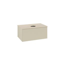 Villeroy & Boch V&B Waschtischunterschrank ohne Frontstruktur -Beleuchtung Antao 80x36x50cm, WBP botti., si Gr m Lac ; Villeroy & Boch (L30013HJ)
