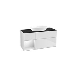 Villeroy & Boch V&B Waschtischunterschrank Finion 120cm, Pl b m, Reg wh. m Lac, wh. m Lac ; Villeroy & Boch (FA62MTMT)