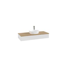 Villeroy & Boch V&B Waschtischunterschrank ohne Frontstruktur Antao 120x19x50cm, HL, WBP hon. Oa, g wh. Lac ; Villeroy & Boch (K10051GF)