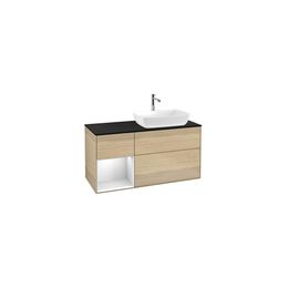 Villeroy & Boch V&B Waschtischunterschrank Wandbeleuchtung Finion 120cm, Pl bla m, Reg wh. m Lac, Oa ven ; Villeroy & Boch (G802MTPC)