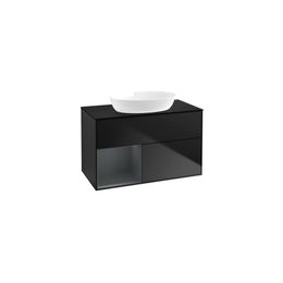 Villeroy & Boch V&B Waschtischunterschrank Finion 100, Pl bla m, Reg md m Lac, bla m Lac ; Villeroy & Boch (FA12HGPD)