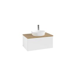 Villeroy & Boch V&B Waschtischunterschrank ohne Frontstruktur Antao 80x36x50cm, HL, WBP hon. Oa, wh. m Lac ; Villeroy & Boch (K30051MT)