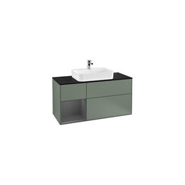 Villeroy & Boch V&B Waschtischunterschrank Wandbeleuchtung Finion 120cm, Pl b m, Rg l A m, Oli. m Lac ; Villeroy & Boch (G412GKGM)