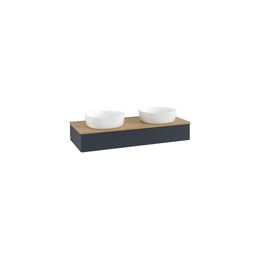 Villeroy & Boch V&B Waschtischunterschrank mit Frontstruktur, mit Beleuchtung Antao 120x19x50cm, WBP hon. Oa, md bl. m Lac ; Villeroy & Boch (L13111HG)