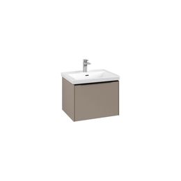Villeroy & Boch V&B Waschtischunterschrank Subway 3.0 57,2x42,9x47,8cm, o LED/Gr volc bla, Tau ; Villeroy & Boch (C57701VM)