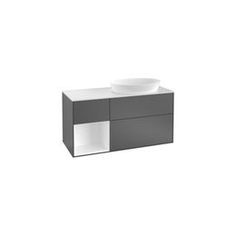 Villeroy & Boch V&B Waschtischunterschrank Wandbeleuchtung Finion 120cm, Pl b m, Reg si Gr m Lac, wal ven ; Villeroy & Boch (GA42HJGN)