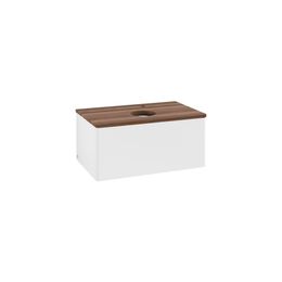 Villeroy & Boch V&B Waschtischunterschrank ohne Frontstruktur -Beleuchtung Antao 80x36x50cm, HL, WBP w. wal, wh. m Lac ; Villeroy & Boch (L30052MT)
