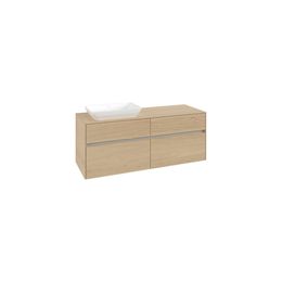 Villeroy & Boch V&B Waschtischunterschrank Collaro 140x54,8x50cm, WT links, nordic oak ; Villeroy & Boch (C11700VJ)