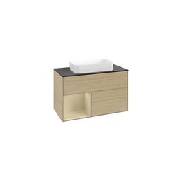 Villeroy & Boch V&B Waschtischunterschrank Finion 100x60,3 cm, Reg li si Gr m Lac, Oa ven ; Villeroy & Boch (F652HJPC)