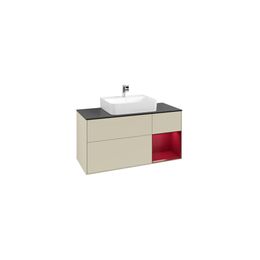 Villeroy & Boch V&B Waschtischunterschrank Finion 120cm, Pl bla m, Reg re Peo, si Gr m Lac ; Villeroy & Boch (F172HBHJ)