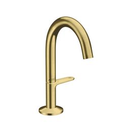 Hansgrohe Waschtisch-Einhebelmischer Sel. 140 Axor One A 122mm, m Push-Open-Ablaufg., brush. br (48010950)