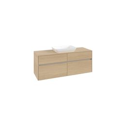 Villeroy & Boch V&B Waschtischunterschrank Collaro 140x54,8x50cm, f WT mittig, nordic oak ; Villeroy & Boch (C11600VJ)
