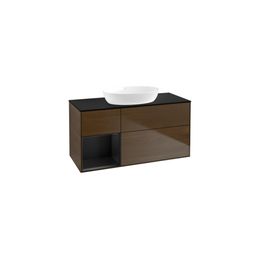 Villeroy & Boch V&B Waschtischunterschrank Finion 120cm, Pl bla m, Reg bla m Lac, wal ven ; Villeroy & Boch (FA62PDGN)
