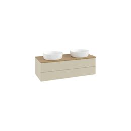 Villeroy & Boch V&B Waschtischunterschrank mit Frontstruktur, mit Beleuchtung Antao 120x36x50cm, WBP hon. Oa, si Gr m Lac ; Villeroy & Boch (L24111HJ)
