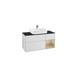 Villeroy & Boch V&B Waschtischunterschrank Finion 120cm, Pl b m, Reg re Oa ven, wh. m Lac ; Villeroy & Boch (F172PCMT)